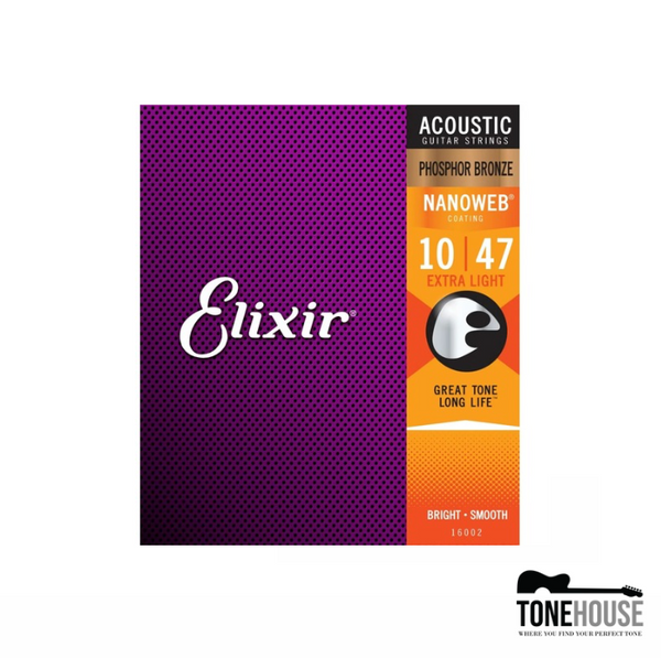 ELIXIR ACOUSTIC PHOSPHOR BRONZE STANDARD GAUGE ACOUSTIC GUITAR STRINGS ...